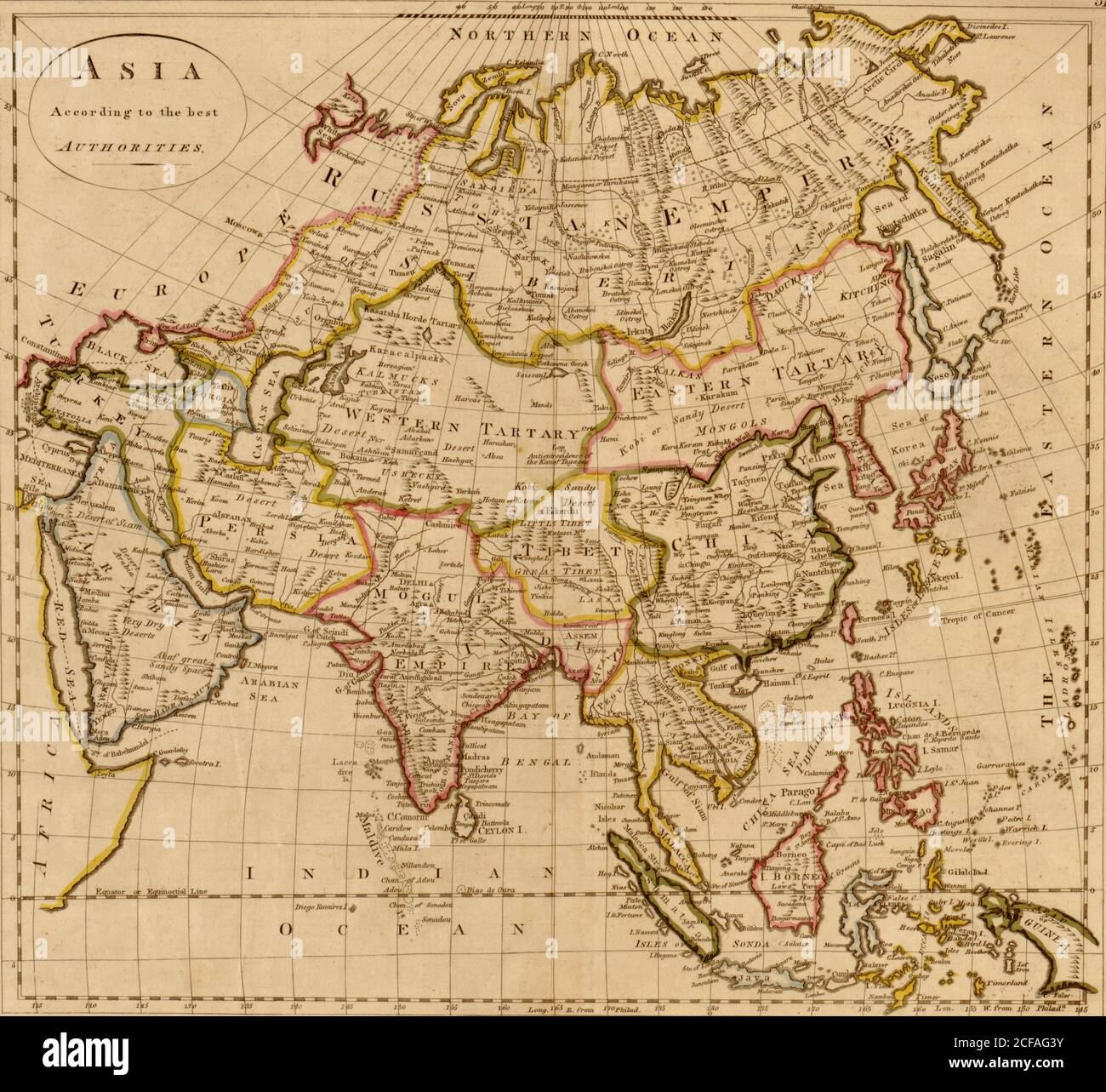 Cartografía asia -Fotos und -Bildmaterial in hoher Auflösung – Alamy