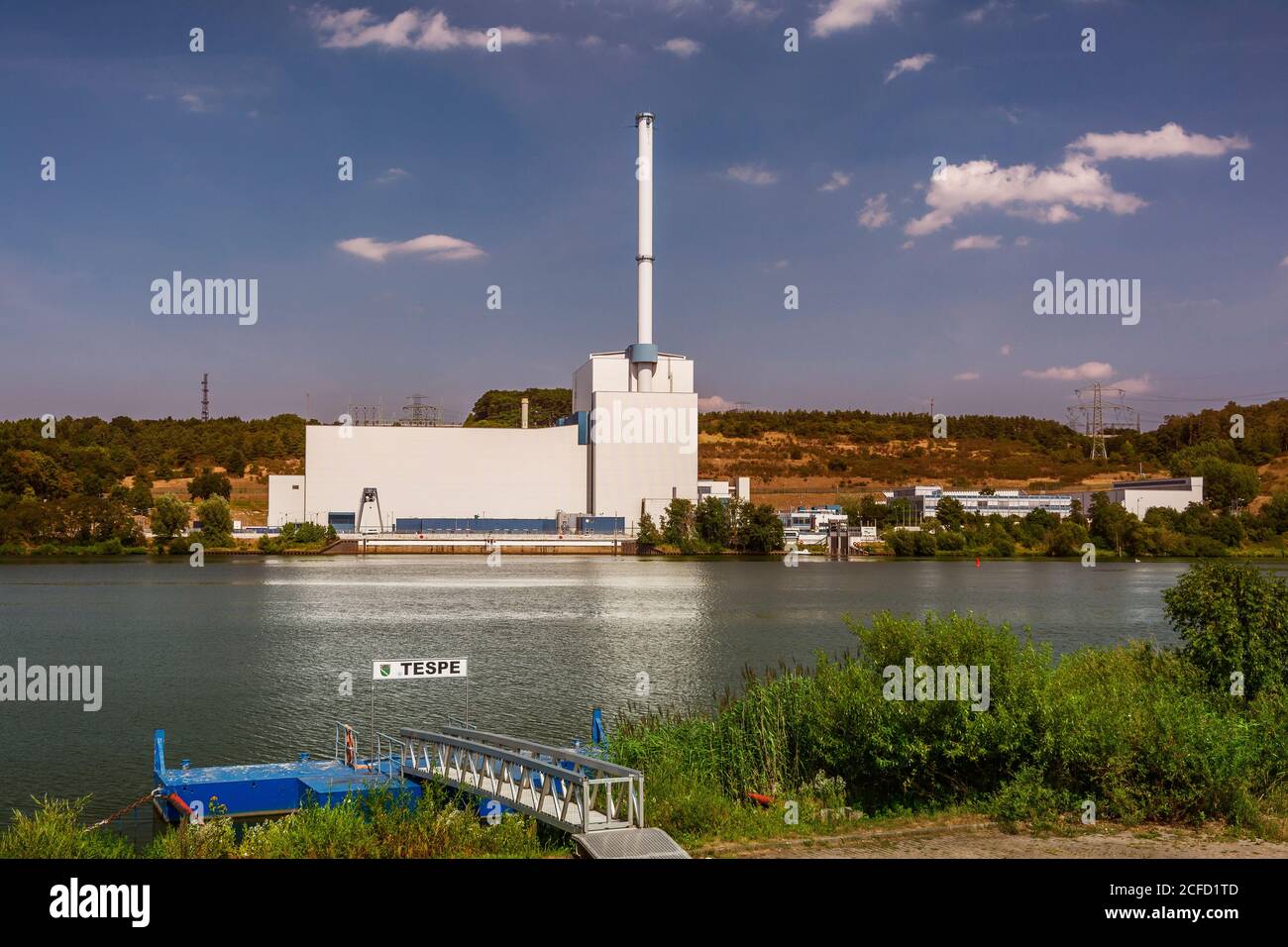Elbe Kraftwerk Stockfotos und -bilder Kaufen - Alamy