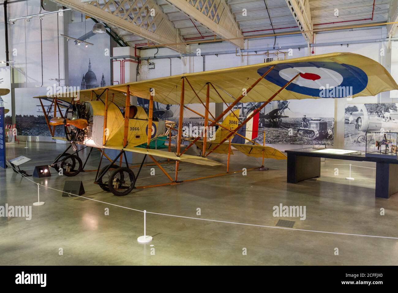 Ein Caudron G.3 (c1916), der ursprünglich für die belgische Luftwaffe ...