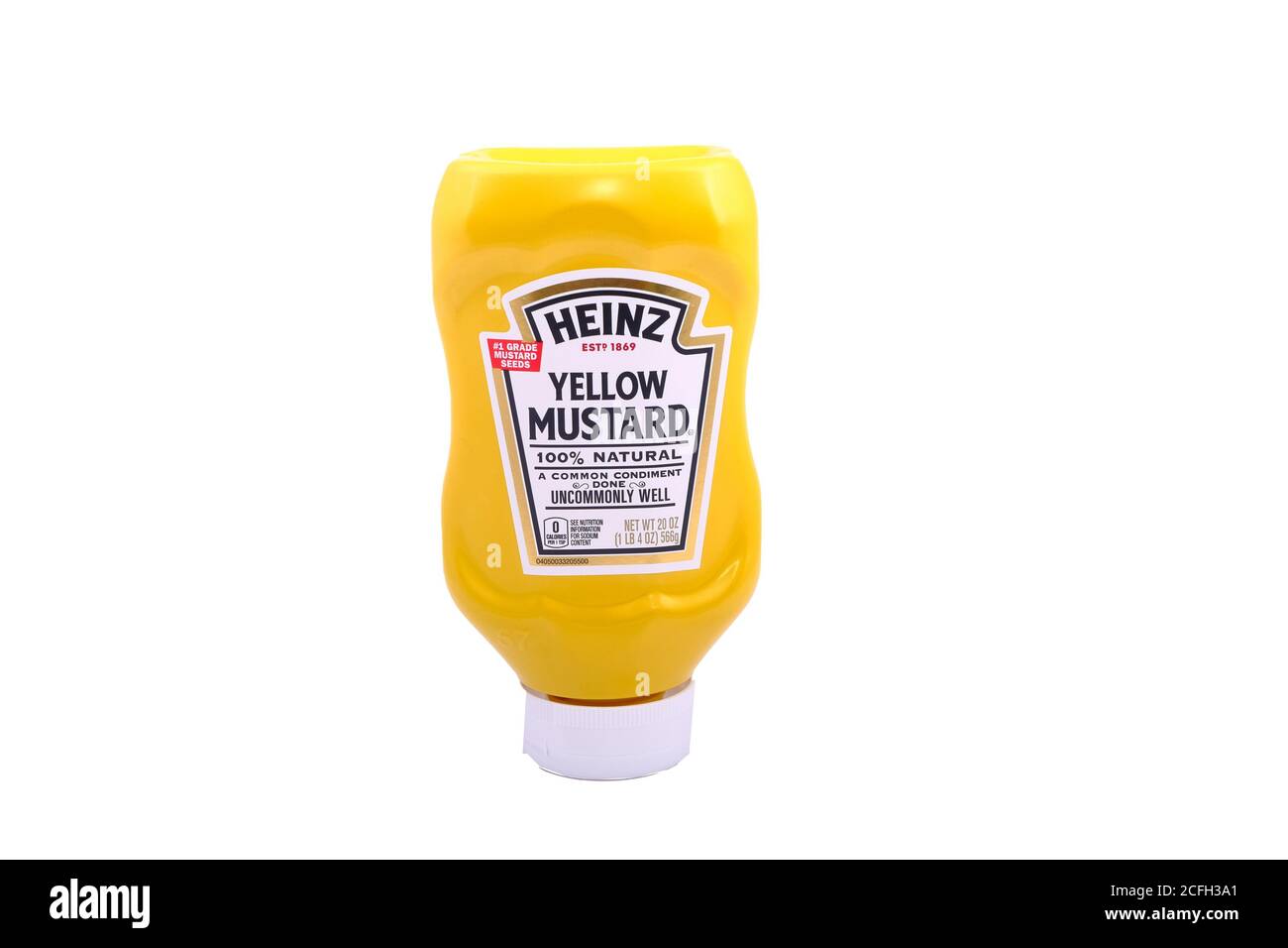Gelbe senf flasche Ausgeschnittene Stockfotos und -bilder - Alamy