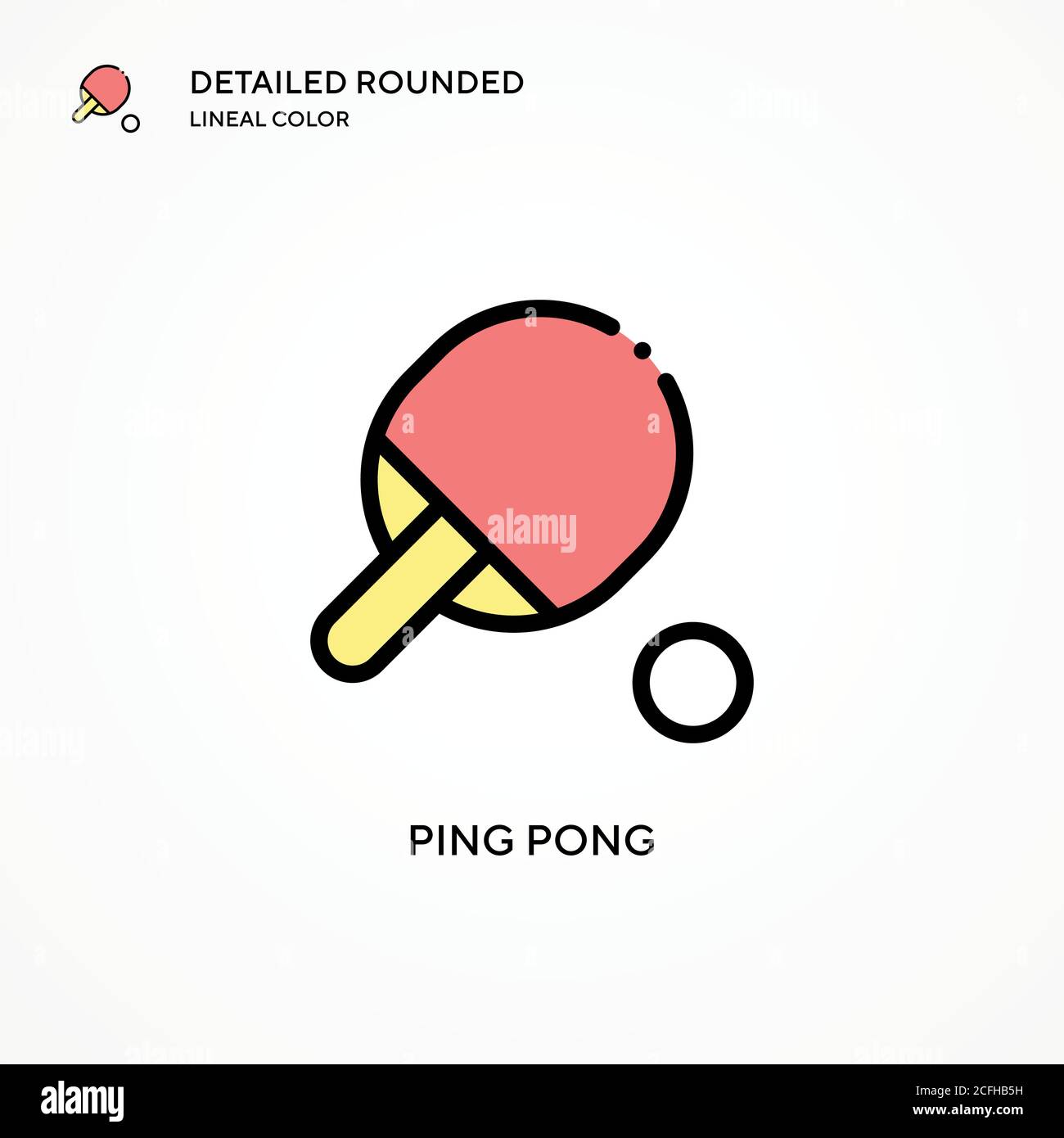 Ping Pong Symbol Stockfotos und -bilder Kaufen - Alamy