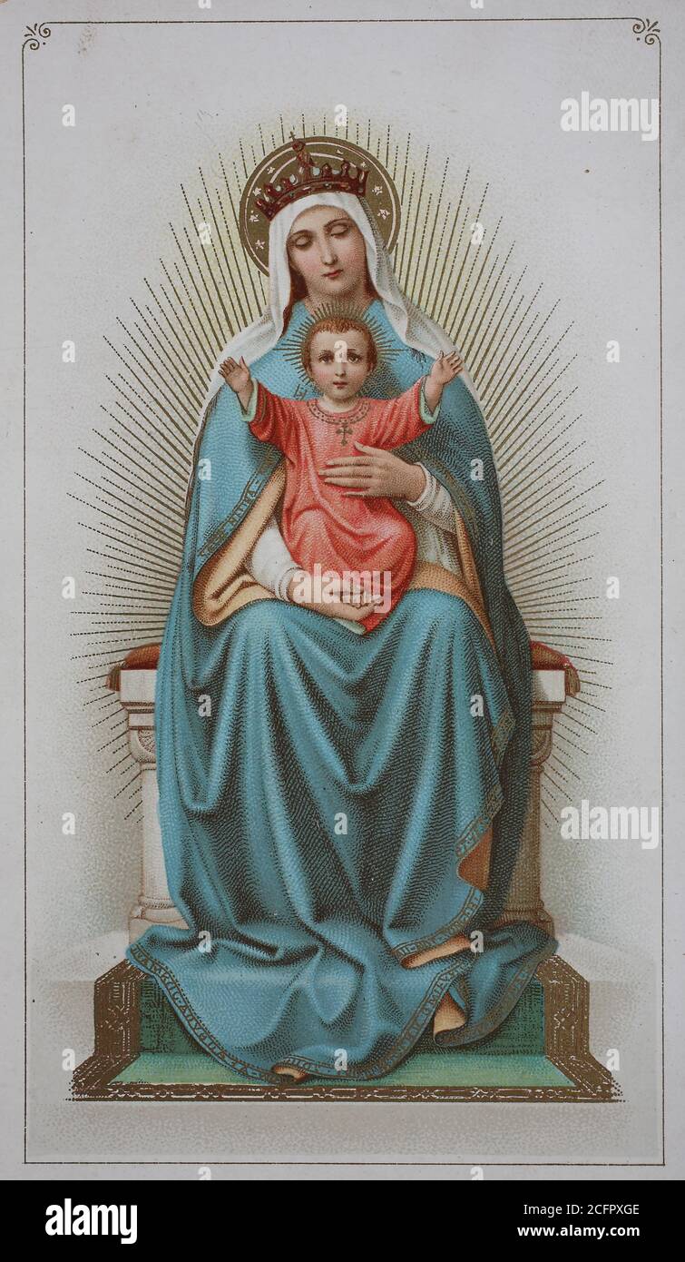 Jungfrau maria mit jesus Stockfotos und -bilder Kaufen - Alamy