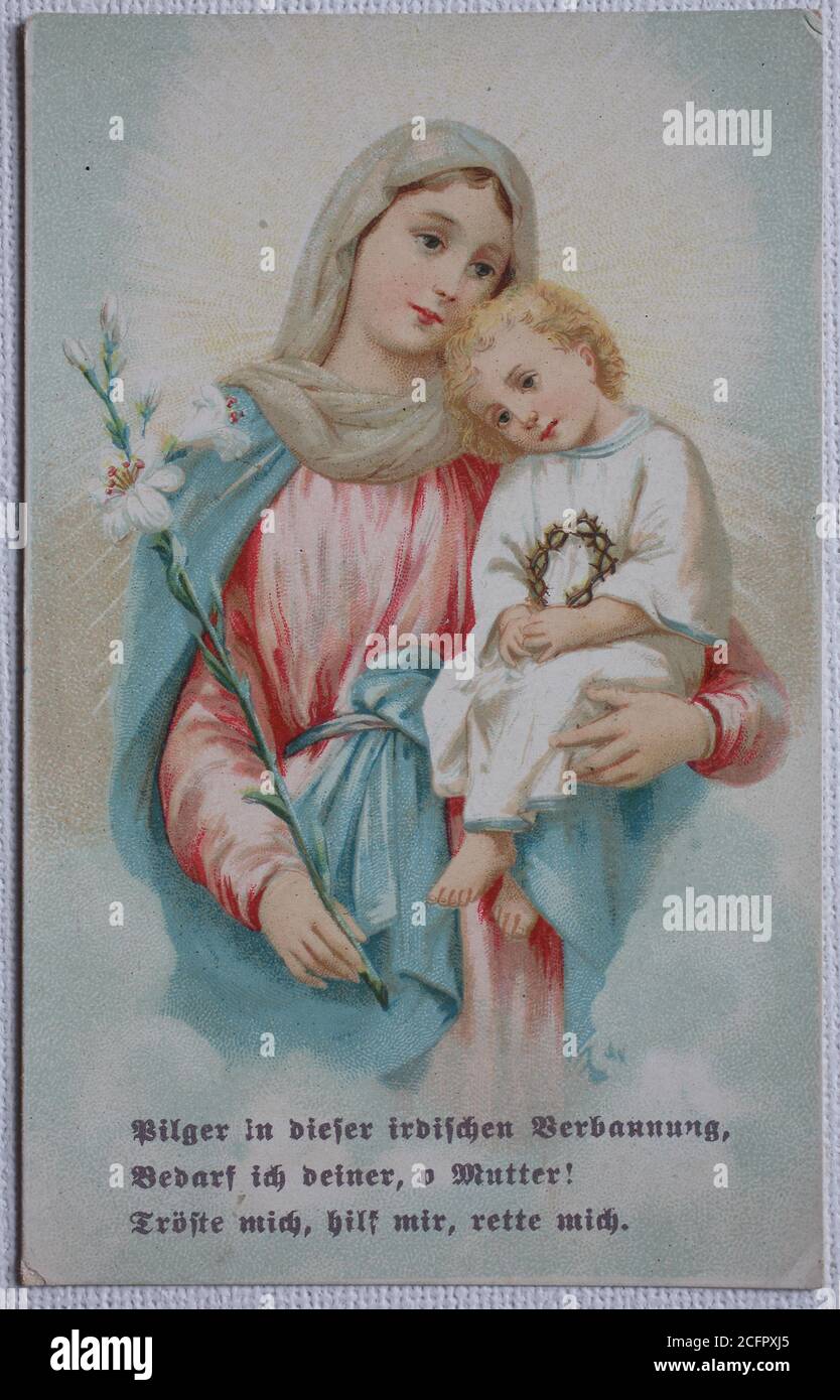 Jungfrau maria mit jesus Stockfotos und -bilder Kaufen - Alamy