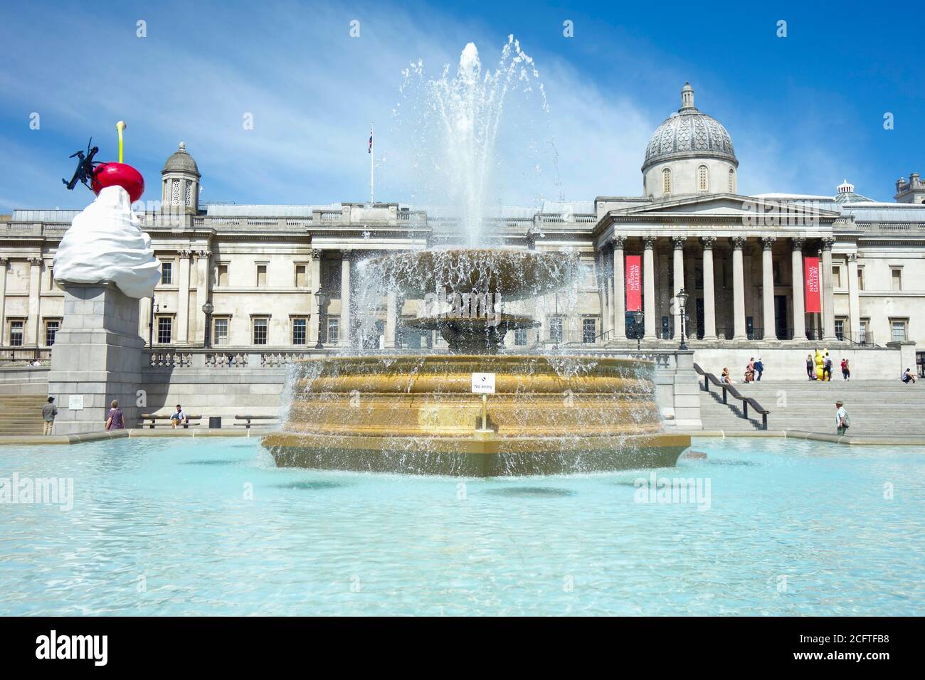 Trafalgar Square Brunnen Stockfotos und -bilder Kaufen - Alamy