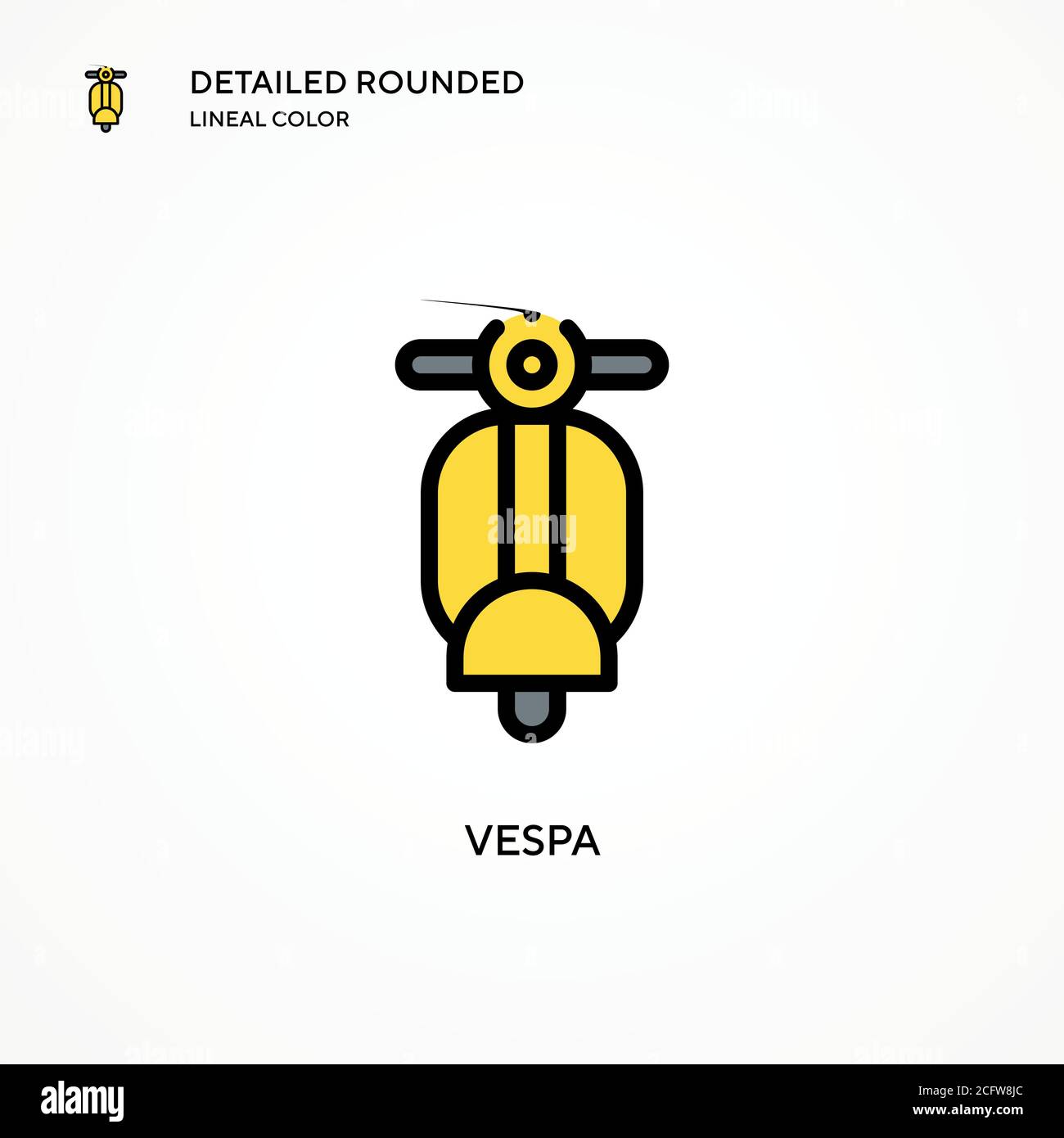 Vespa motor Stock-Vektorgrafiken kaufen - Alamy