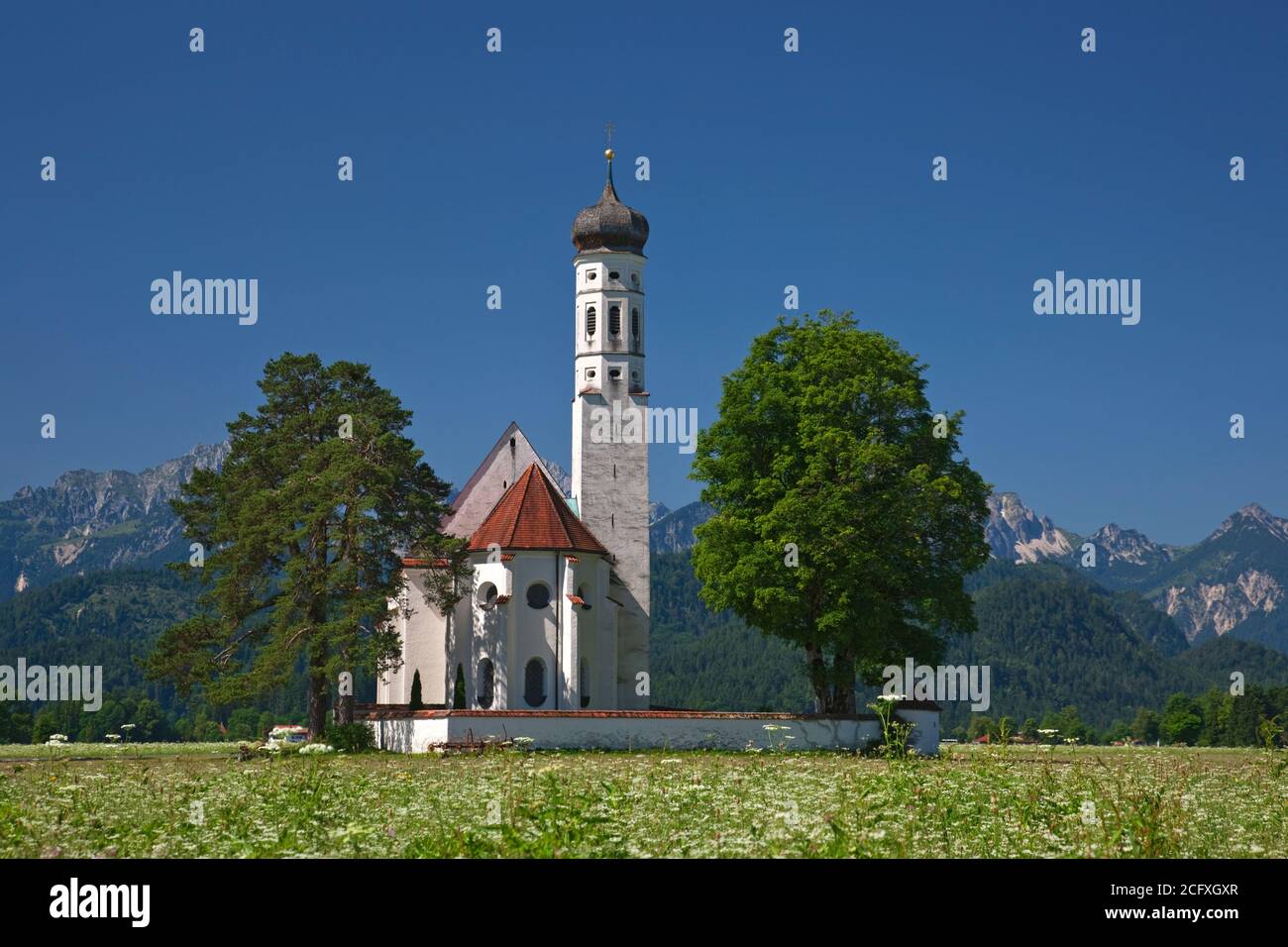 St Coloman Church Schwangau Bavaria Stockfotos und -bilder Kaufen - Alamy