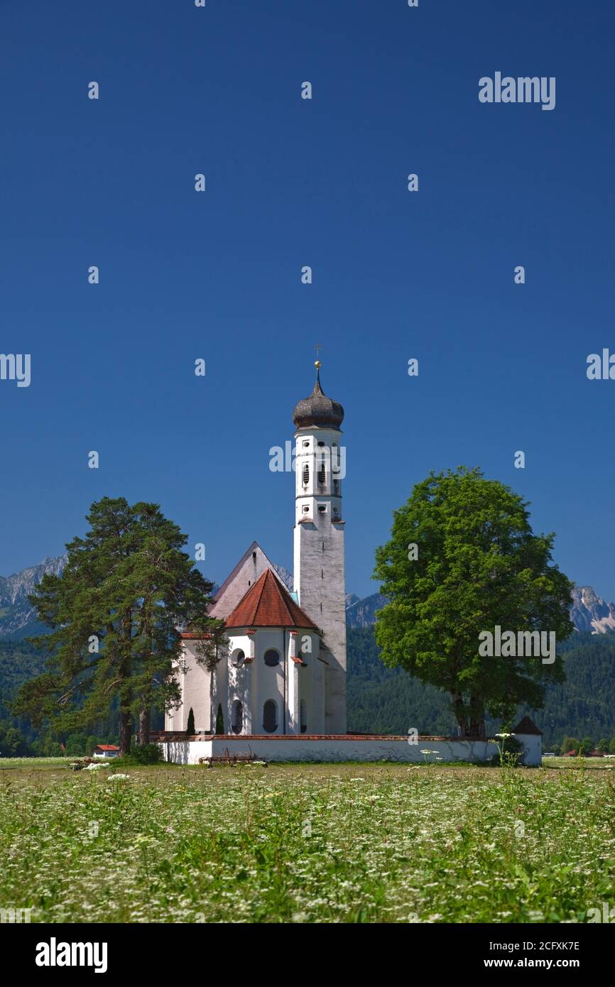 St Coloman Church Schwangau Bavaria Stockfotos und -bilder Kaufen - Alamy