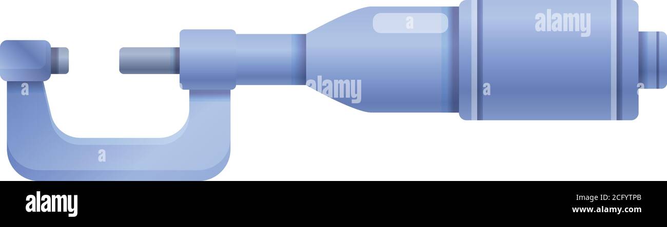 Symbol für Mikrometer des Geräts. Cartoon von Instrument Mikrometer ...