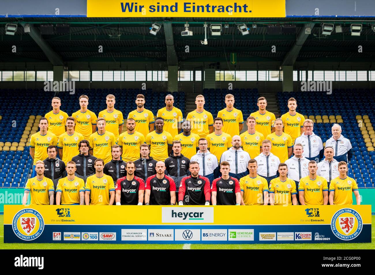 08. September 2020, Niedersachsen, Braunschweig: Fußball, 2. Bundesliga ...