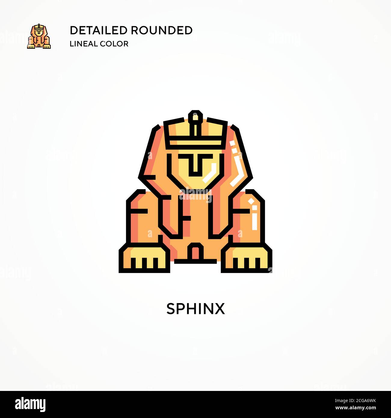 Sphinx profil Stock-Vektorgrafiken kaufen - Alamy