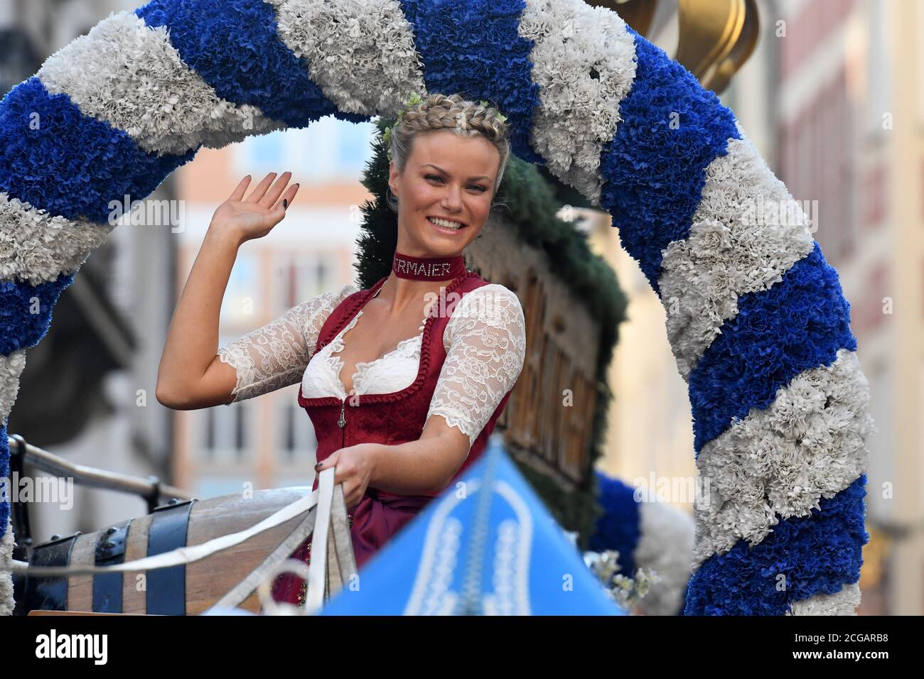 München, Deutschland. September 2020. Der Wiesnplaymate 2020, Natascha ...
