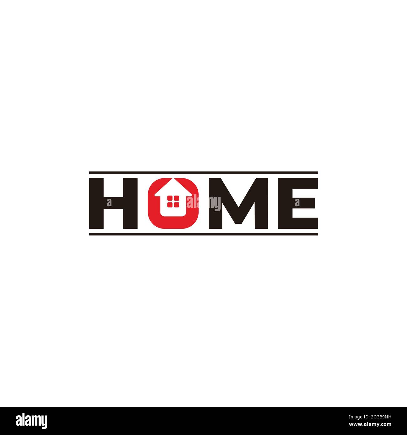 O home logo Stock-Vektorgrafiken kaufen - Alamy