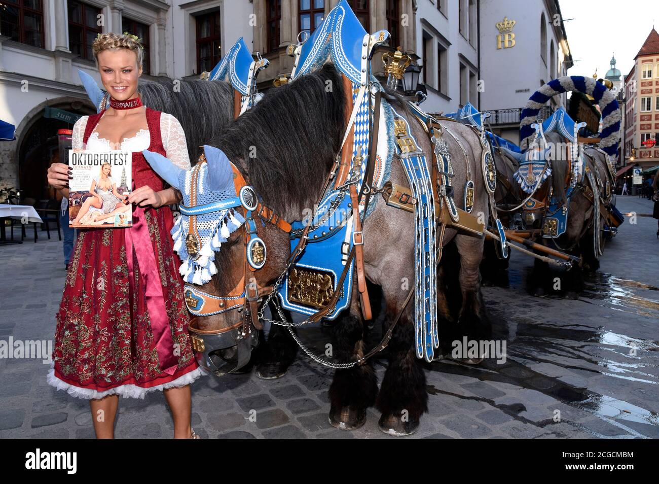 München, Deutschland. September 2020. Wiesn Playmate Natascha Hofmann ...