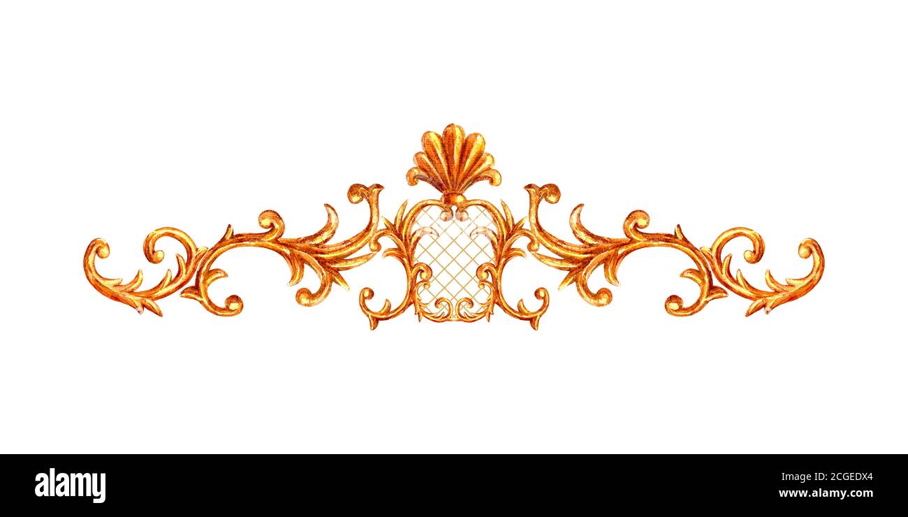 Barock verzierung gold -Fotos und -Bildmaterial in hoher Auflösung – Alamy