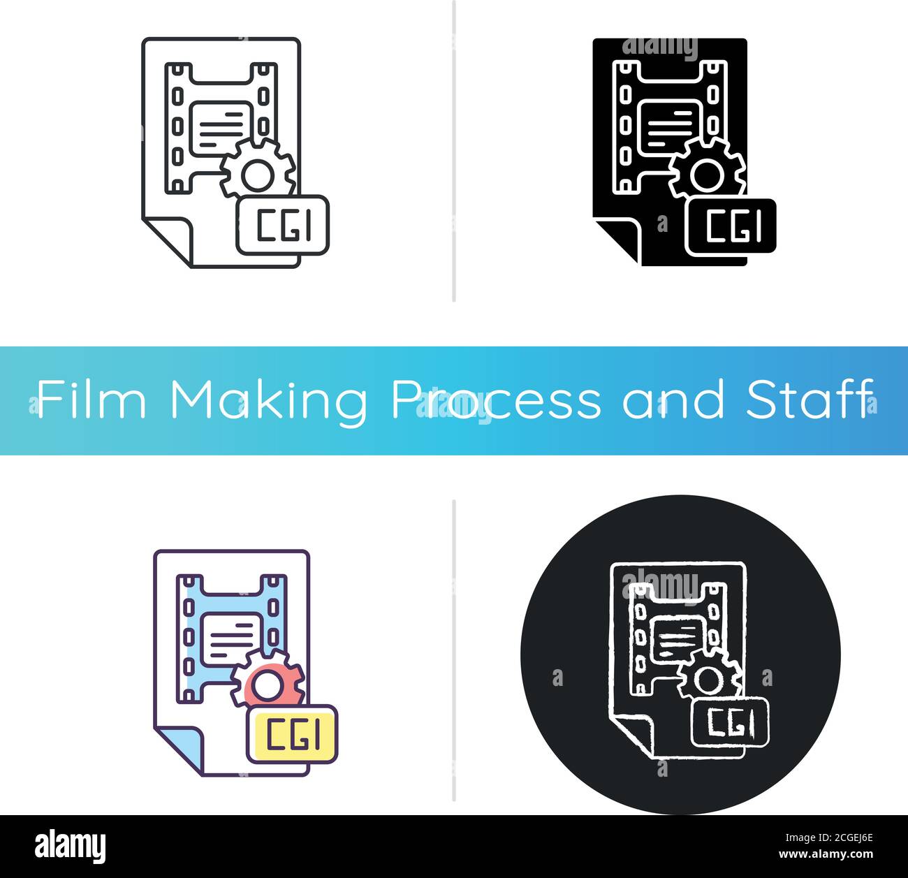 Cgi logo Stock-Vektorgrafiken kaufen - Alamy