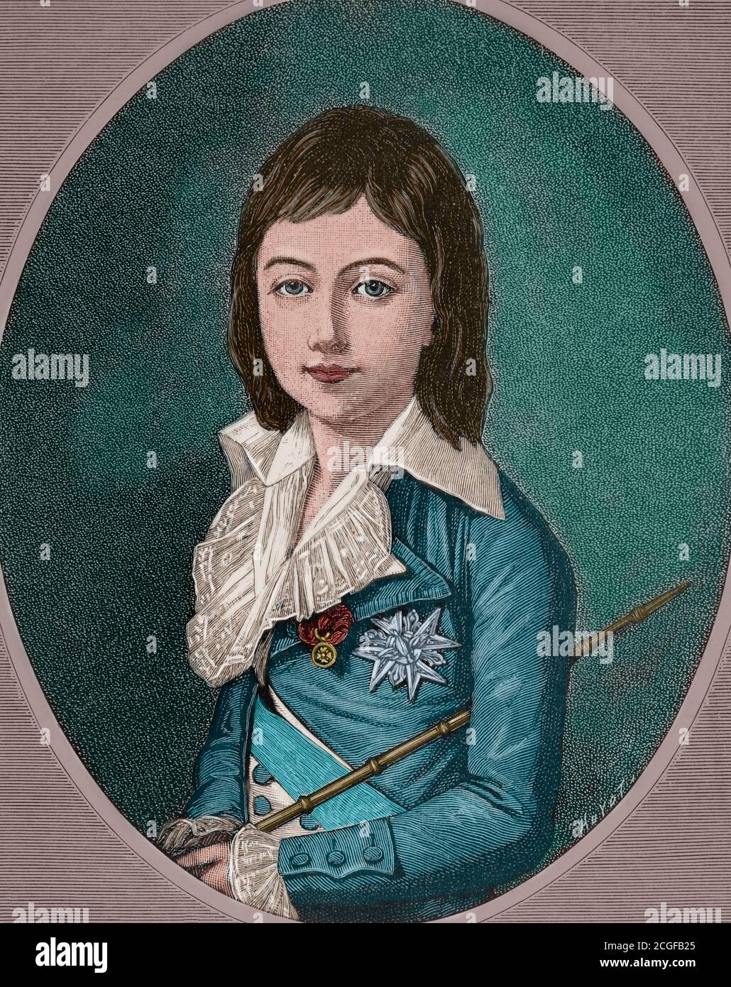 Luis XVII de Francia (1785-1795). Rey titular de Francia y Navarra ...