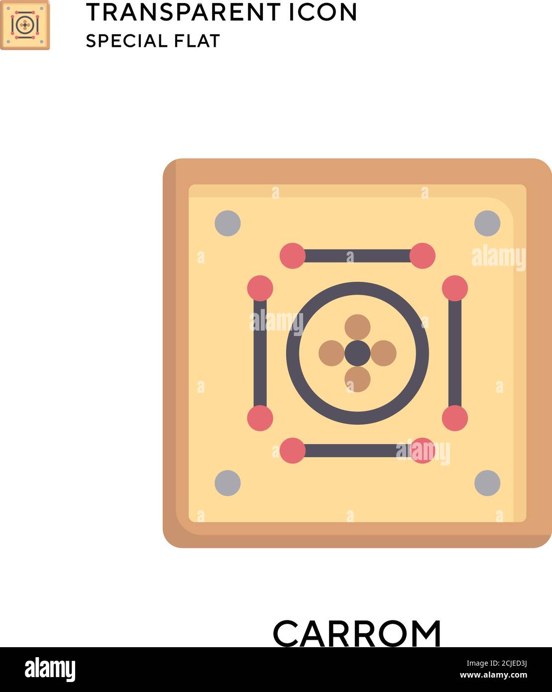 Carrom board game indoor game Stock-Vektorgrafiken kaufen - Alamy