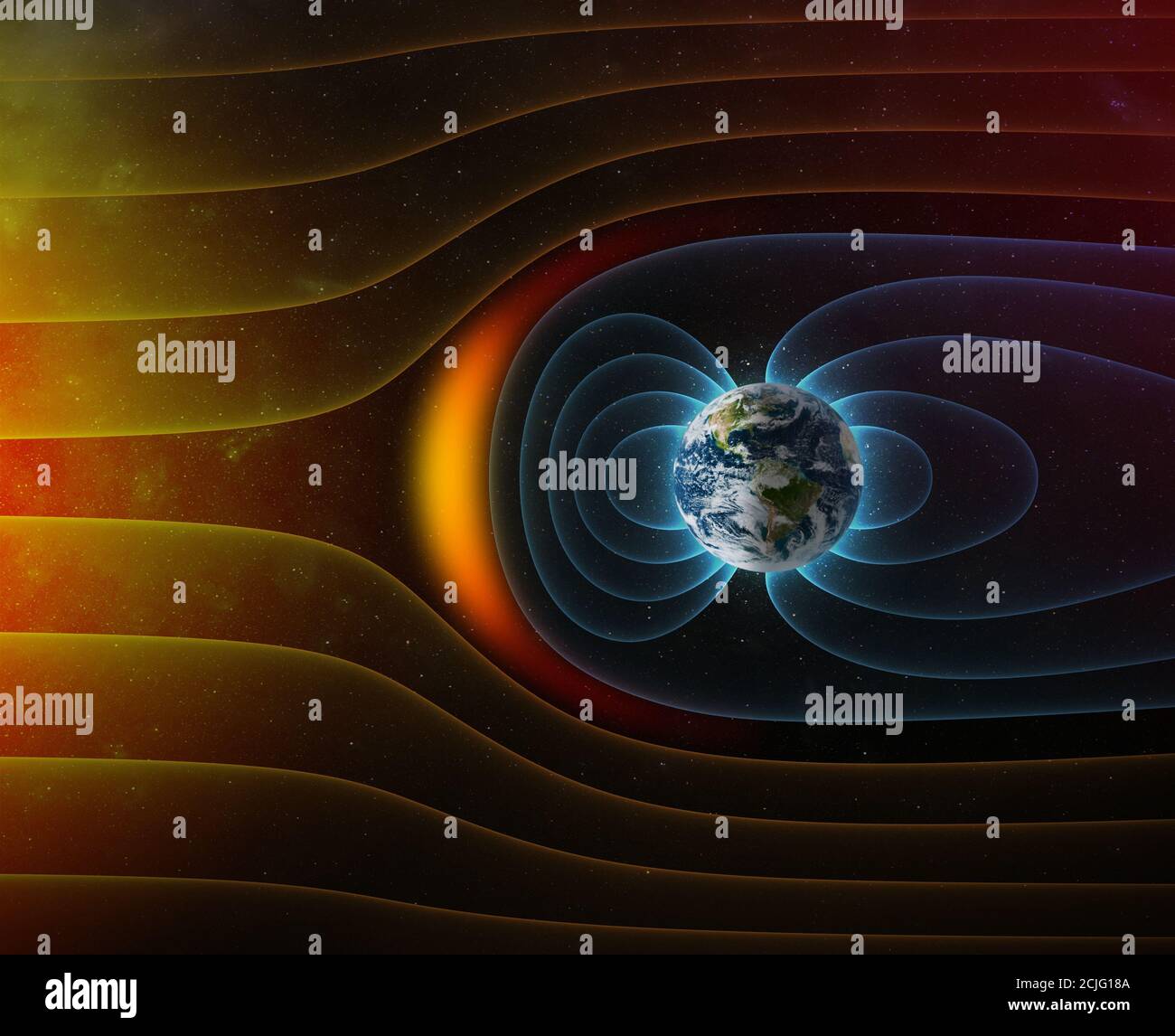 Magnetfeld erde -Fotos und -Bildmaterial in hoher Auflösung – Alamy