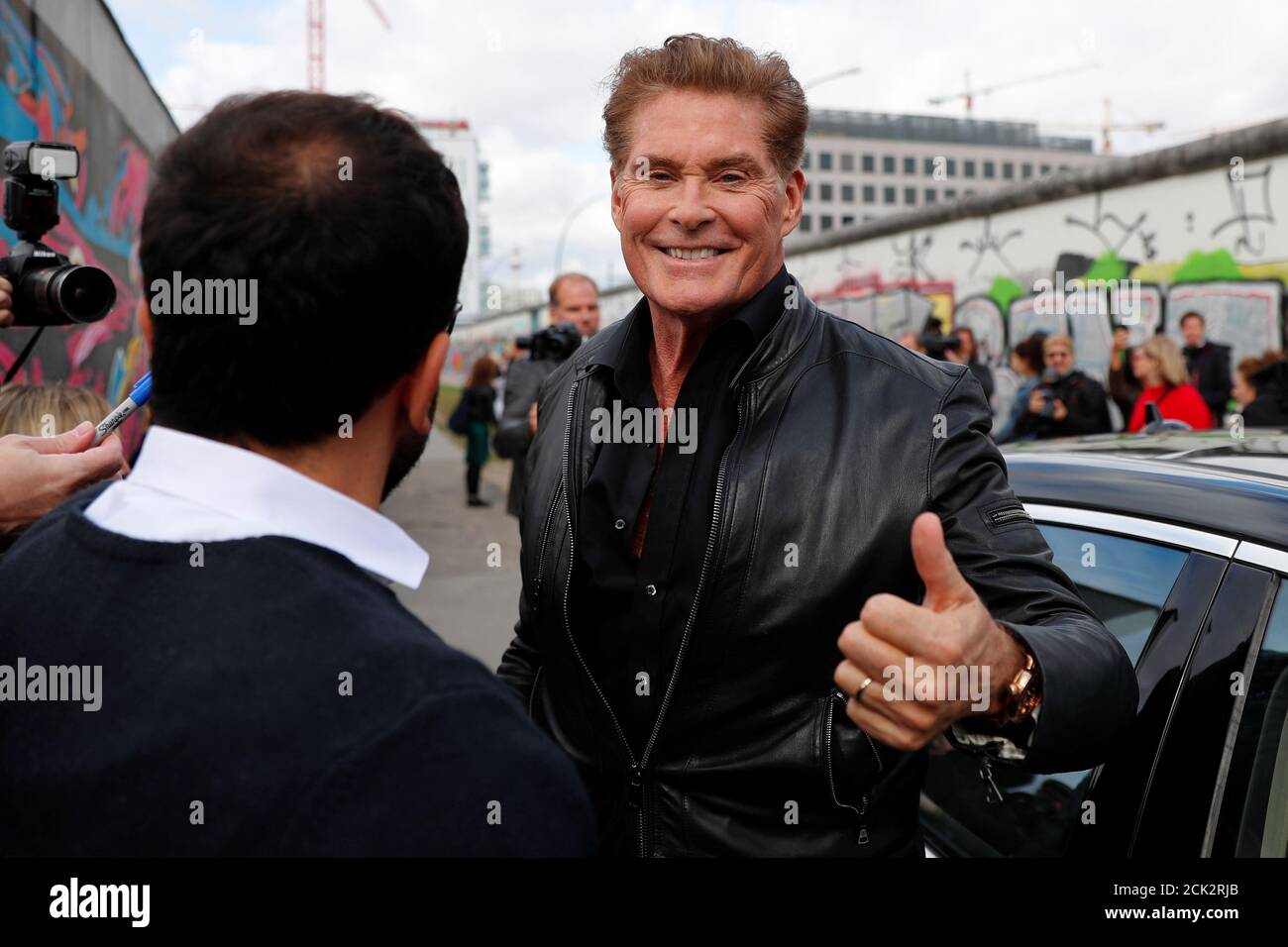 David Hasselhoff Berlin Wall Stockfotos und -bilder Kaufen - Alamy