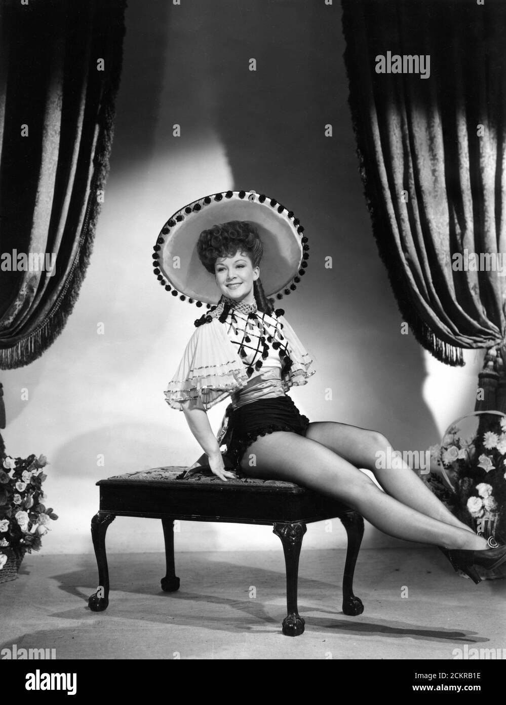 JEAN KENT leggy Publicity Portrait in TROTTIE TRUE aka THE GAY LADY ...
