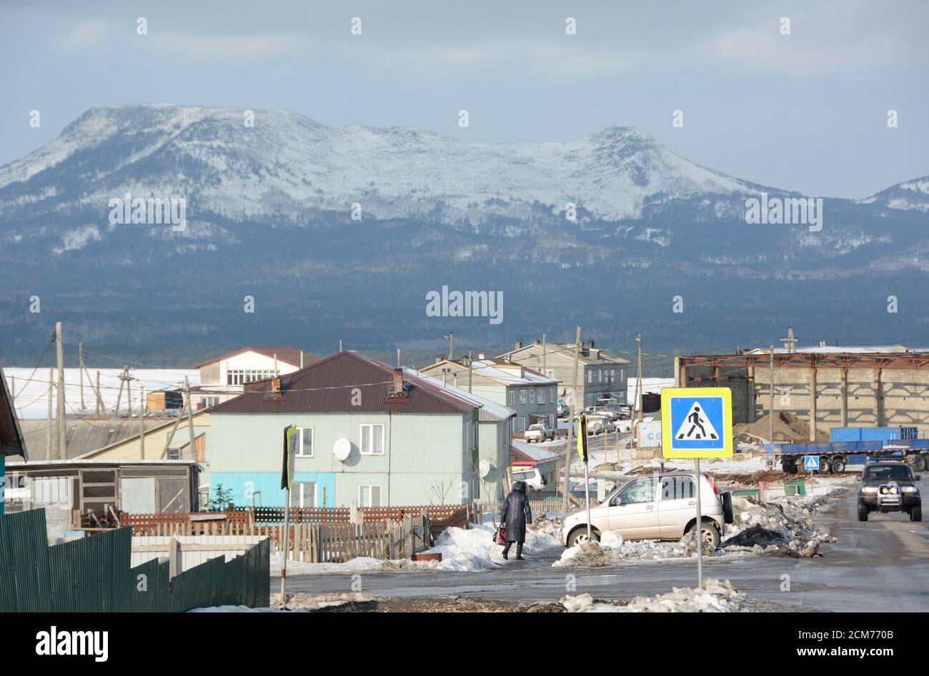 Yuzhno Kurilsk Kunashir Insel Russland Stockfotos und -bilder Kaufen ...
