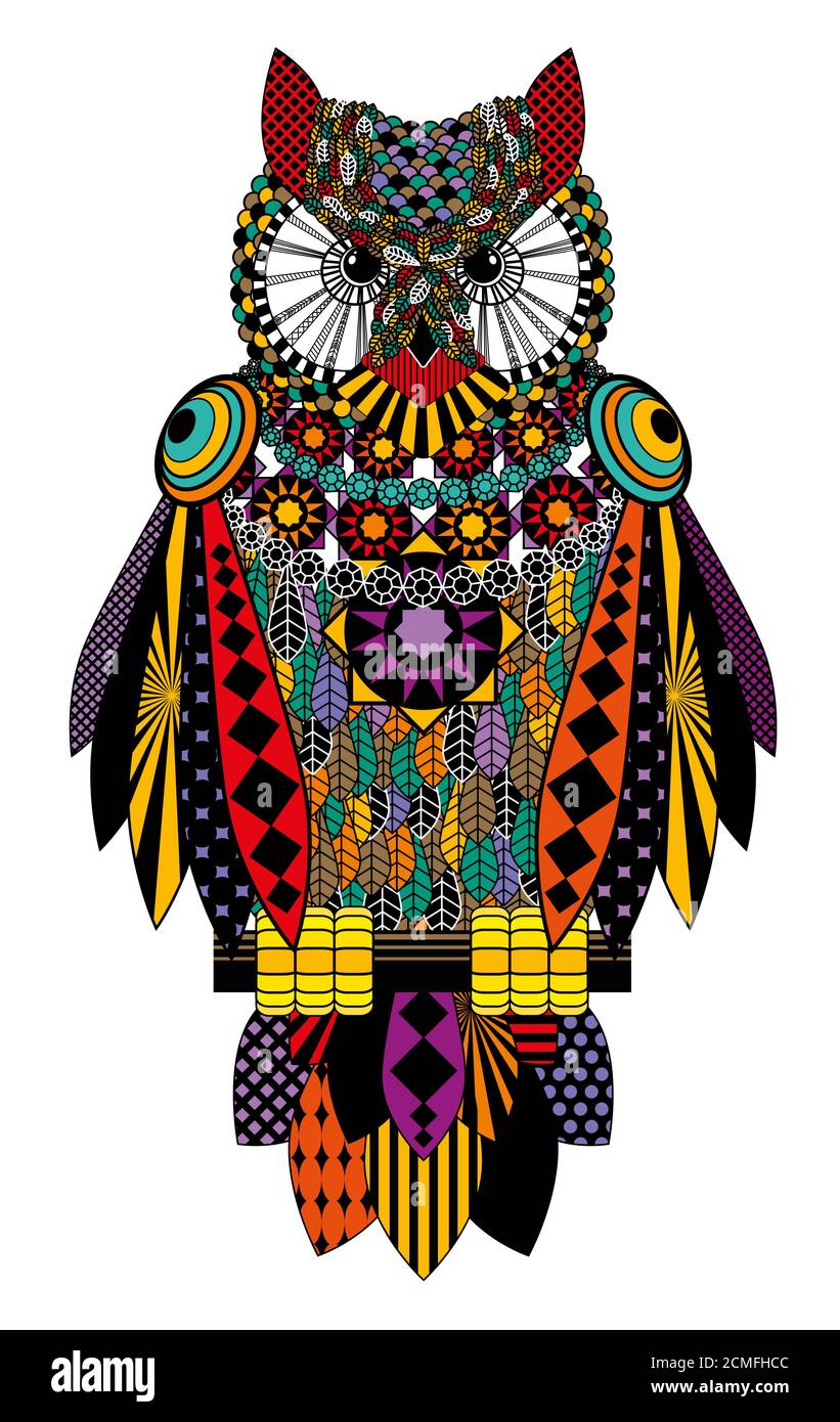 Bunte Eule Stockfotos und -bilder Kaufen - Alamy