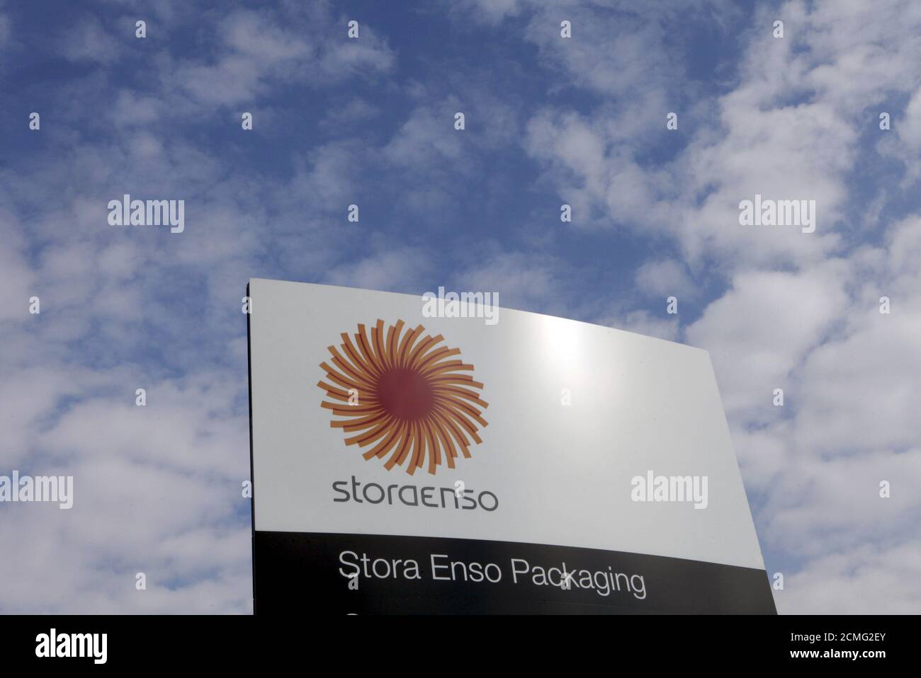 Stora Enso Logo Stockfotos und -bilder Kaufen - Alamy