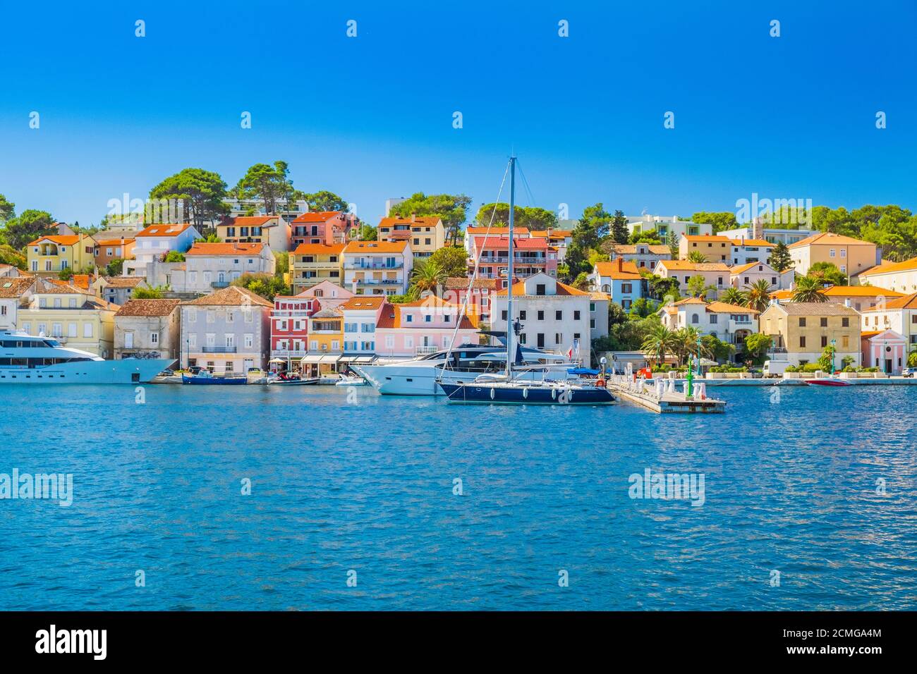 Stadt Mali Losinj auf der Insel Losinj, Adriaküste in Kroatien ...