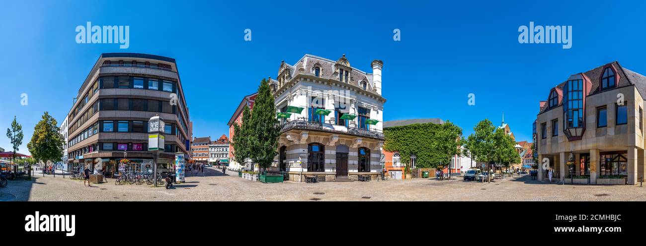 Historische Stadt Minden, Deutschland Stockfotografie - Alamy