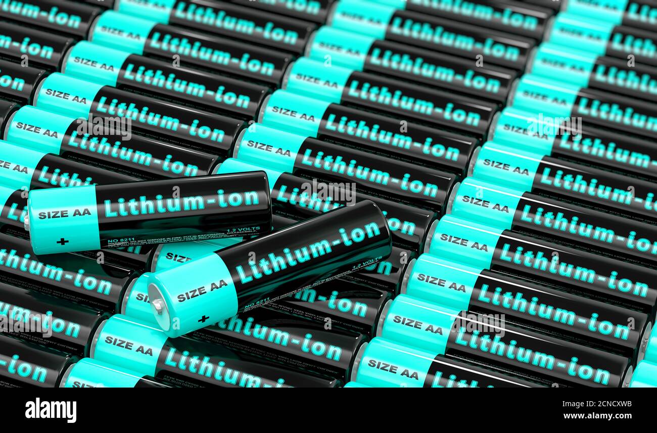 Erstaunlich Lithium Ionen Batterie Fotosnull