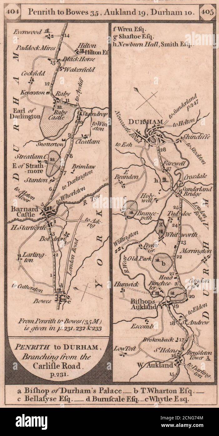 Bischof auckland karte -Fotos und -Bildmaterial in hoher Auflösung – Alamy