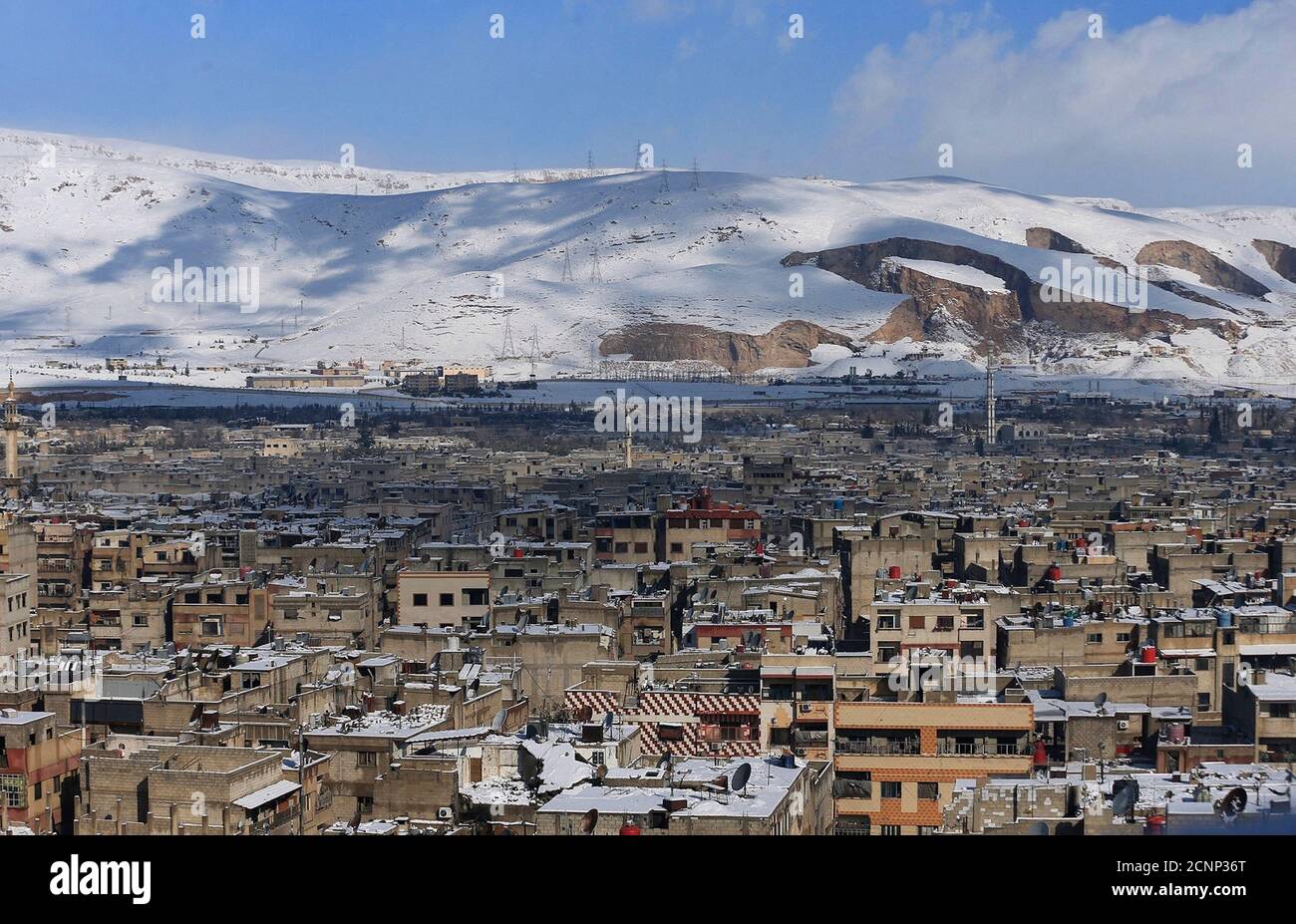 Damascus aerial view syria -Fotos und -Bildmaterial in hoher Auflösung ...