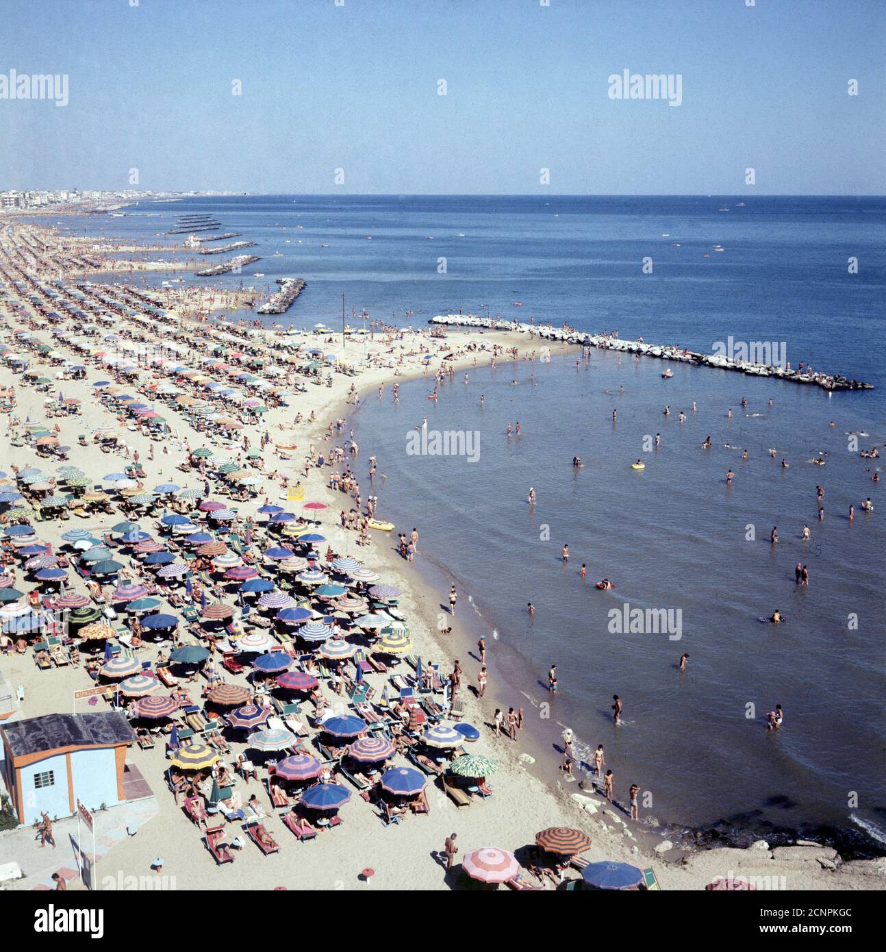 Aerial view rimini beach italy -Fotos und -Bildmaterial in hoher ...