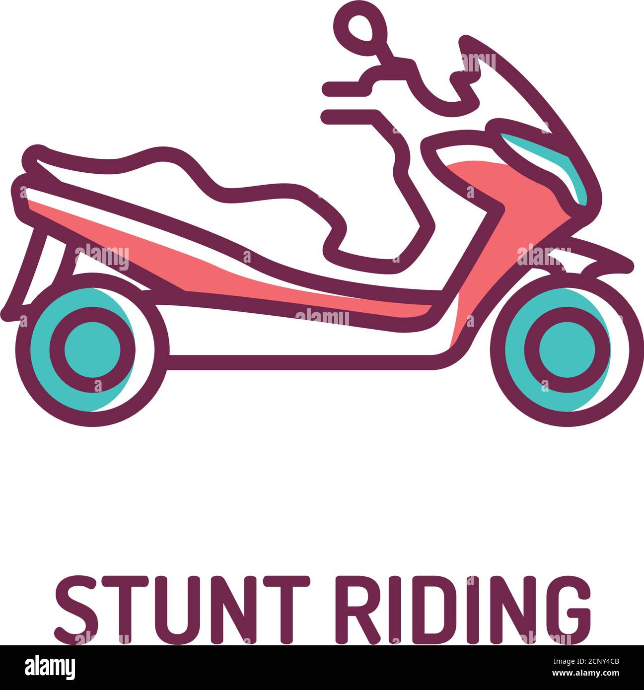 Scooter trick Stock-Vektorgrafiken kaufen - Alamy