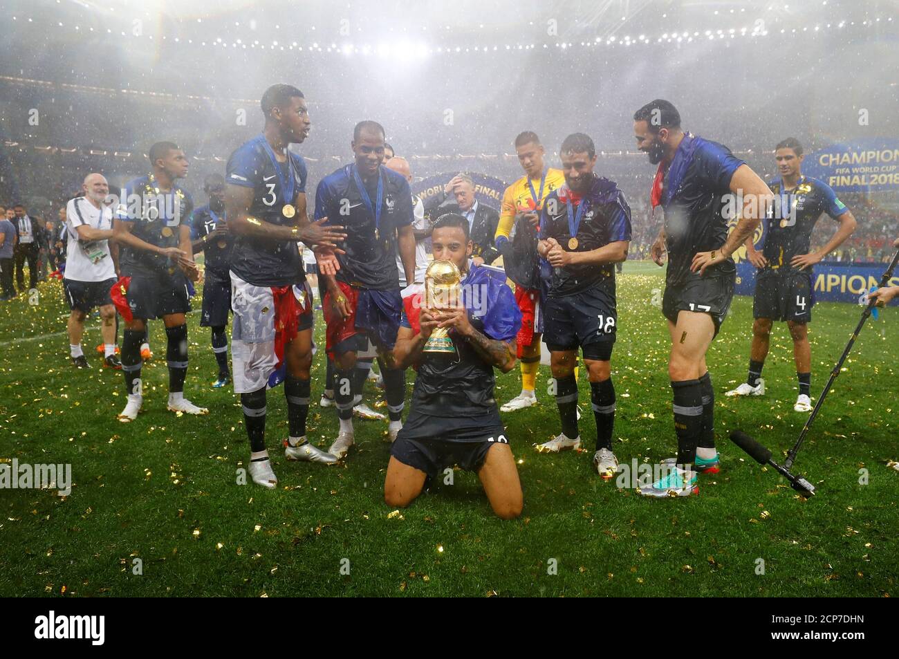 Fußball Fußball - WM - Finale - Frankreich gegen Kroatien - Luzhniki ...