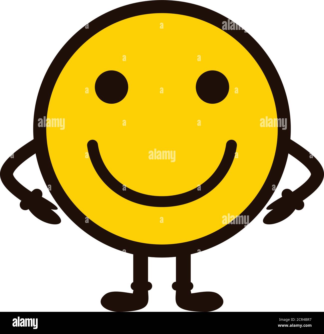 Fröhlicher smiley Stock-Vektorgrafiken kaufen - Alamy