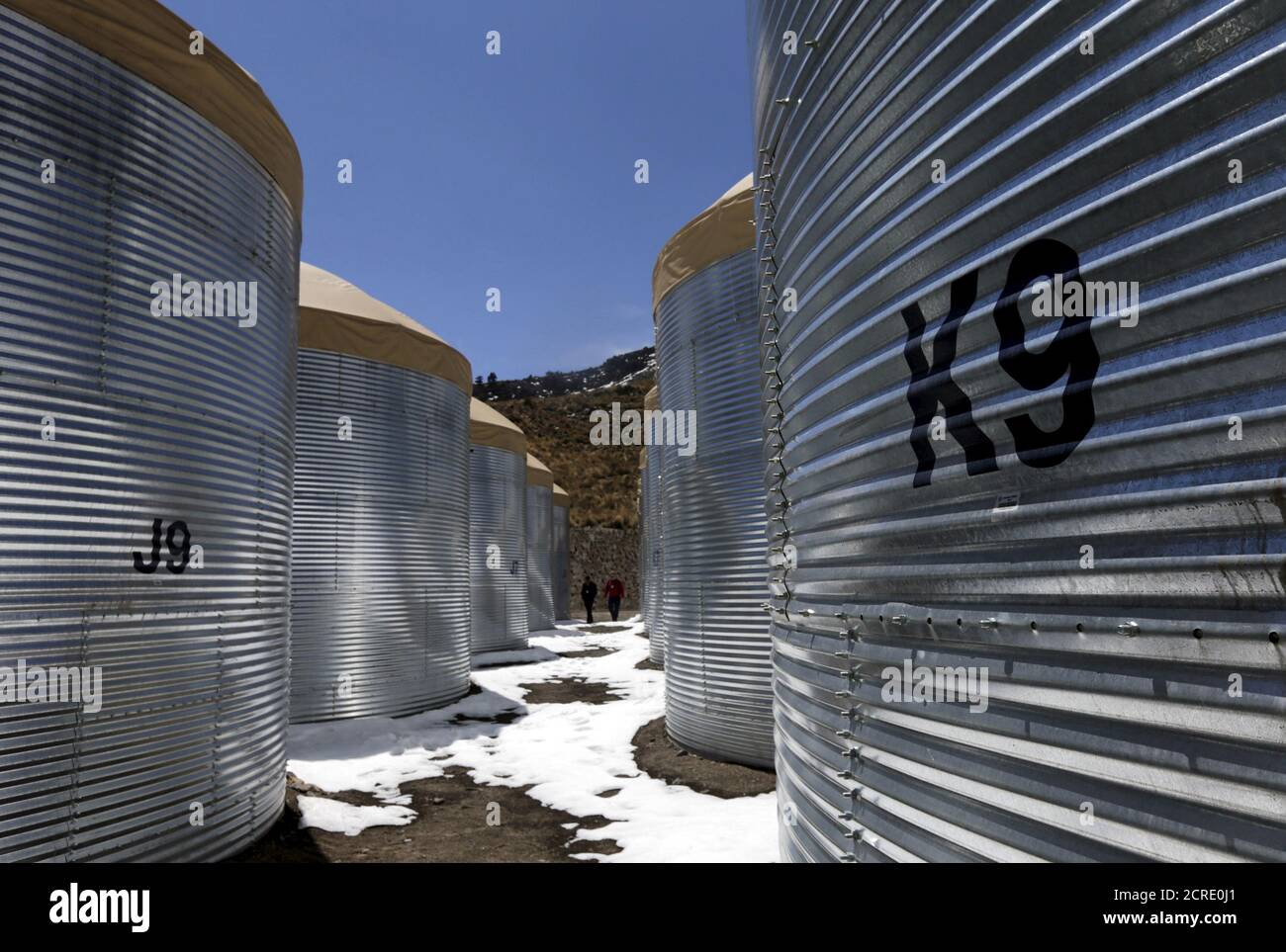 Die Menschen sehen das High Altitude Cherenkov Experiment (HAWC ...