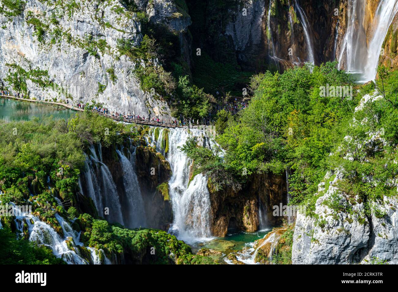 Veliki Slap Wasserfall im Nationalpark Plitvicer Seen, Kroatien Stockfotografie - Alamy