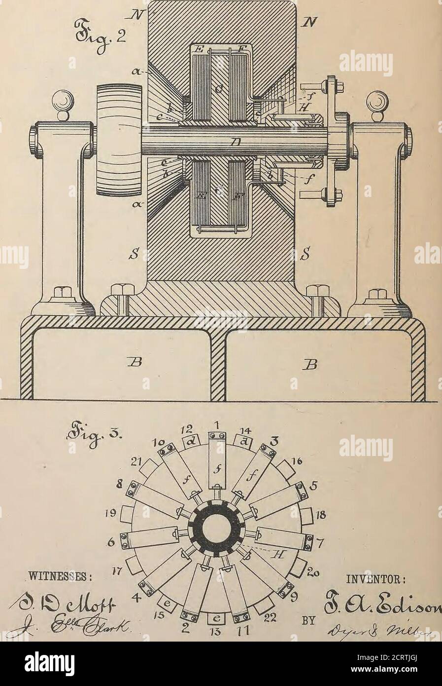 N edison dynamo electric light machine -Fotos und -Bildmaterial in ...