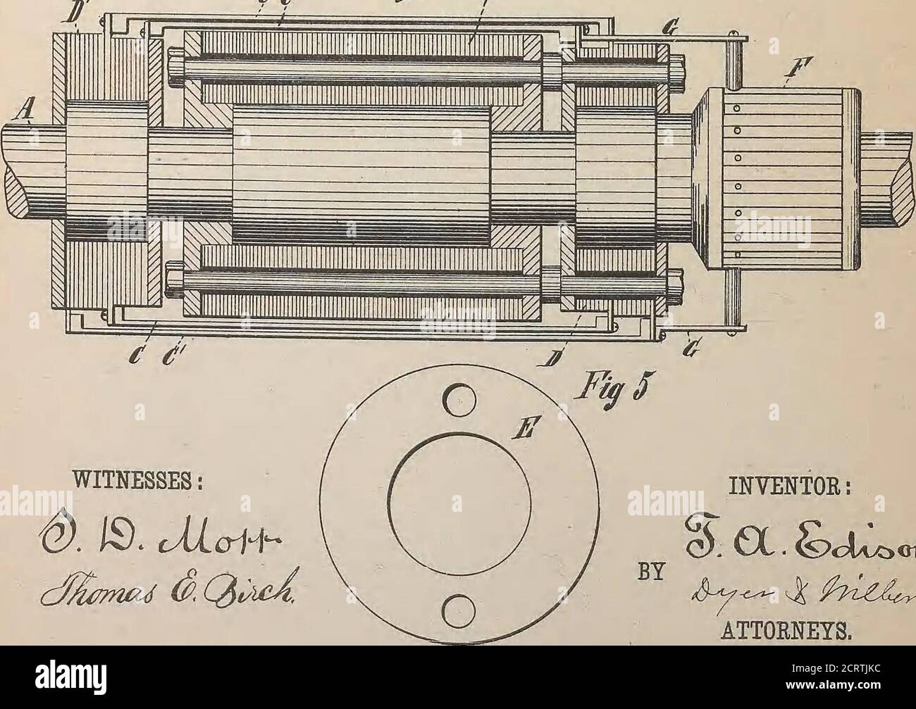 N edison dynamo electric light machine -Fotos und -Bildmaterial in ...