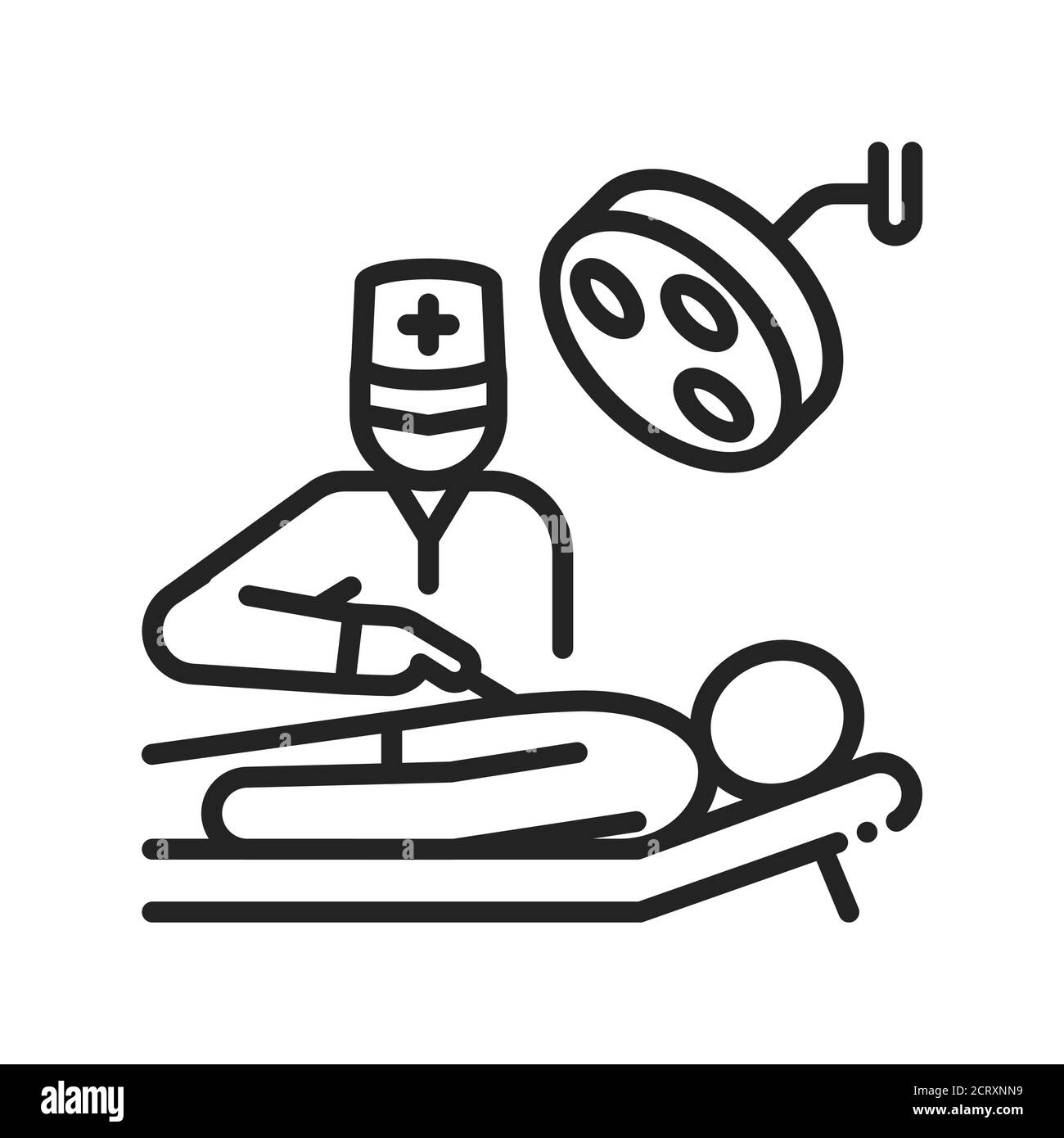 Operation Abdominalhöhle schwarzes Symbol. Chirurgischer Notfall ...