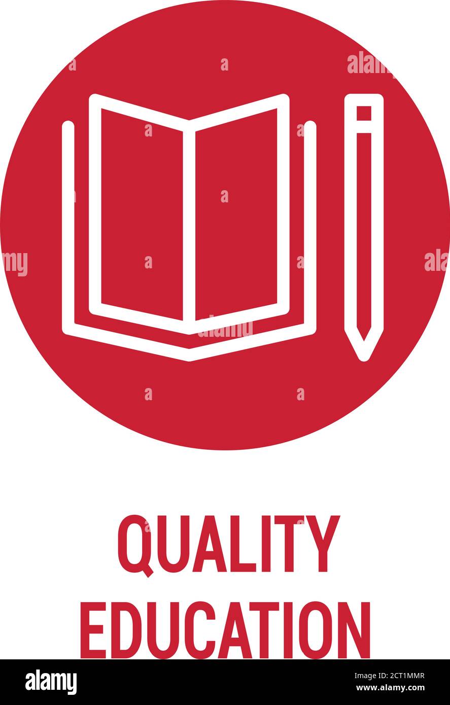 Farbsymbol für Qualität im Bildungsbereich. Soziale Verantwortung des ...