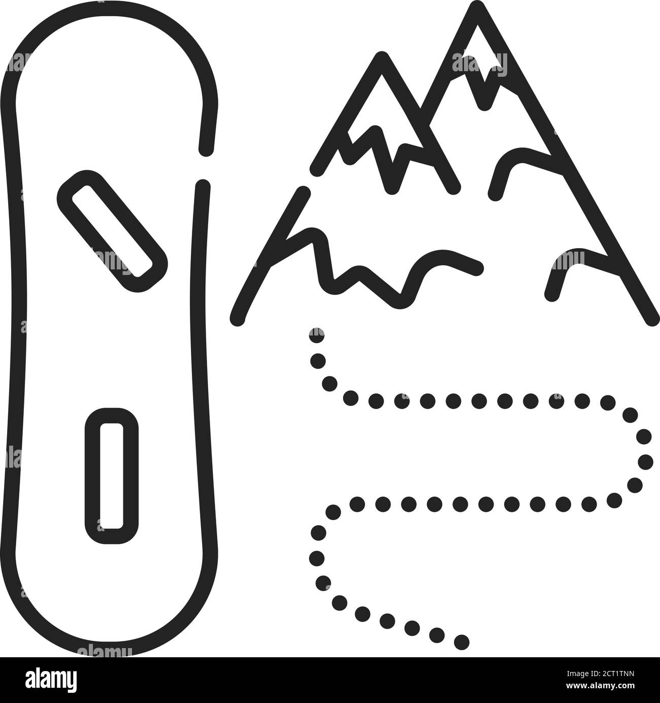 Snowboarding Pictogram Stockfotos und -bilder Kaufen - Alamy