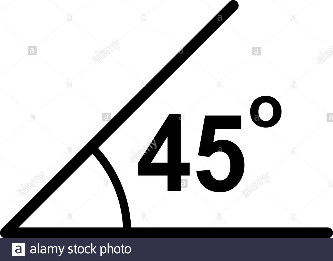 45 Grad Winkel Stockfotos und -bilder Kaufen - Alamy