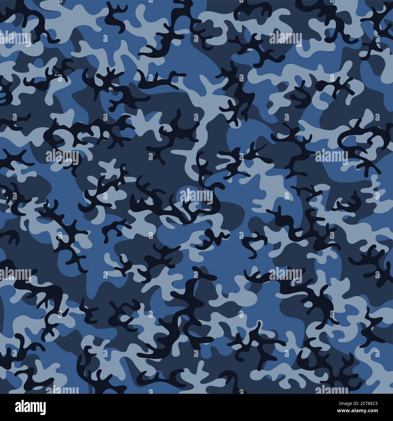 Military blue camouflage seamless pattern -Fotos und -Bildmaterial in ...