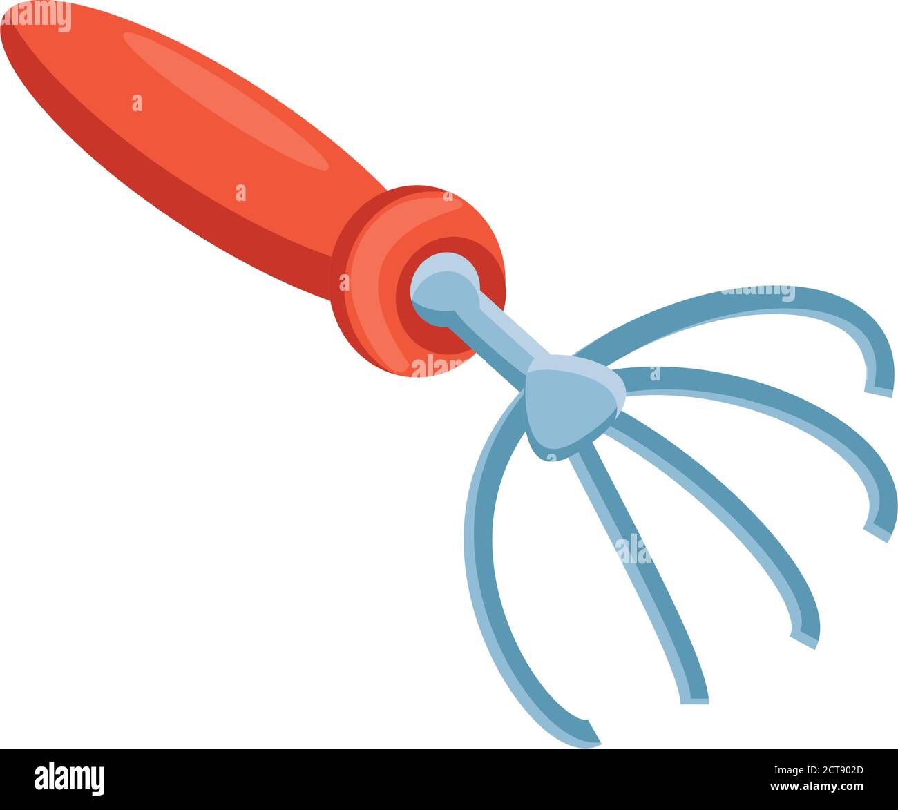 Garten Rechen detaillierten Stil Symbol Design, Gartenbepflanzung und ...