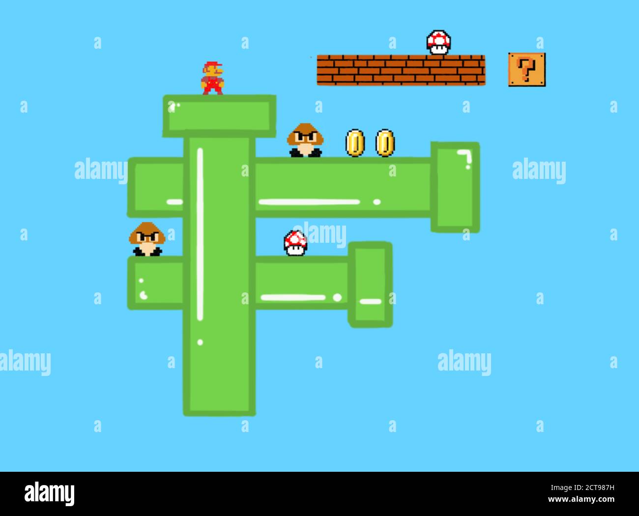 Super mario nintendo Stock-Vektorgrafiken kaufen - Alamy