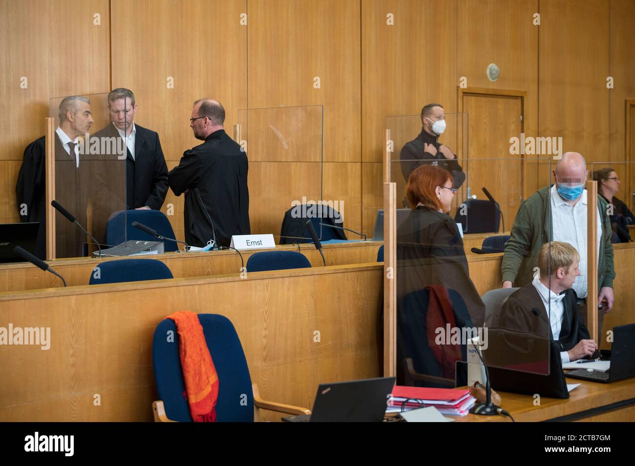 Frankfurt, Deutschland. 22. September 2020, Hessen, Frankfurt/Main: Der Hauptangeklagte Stephan ...