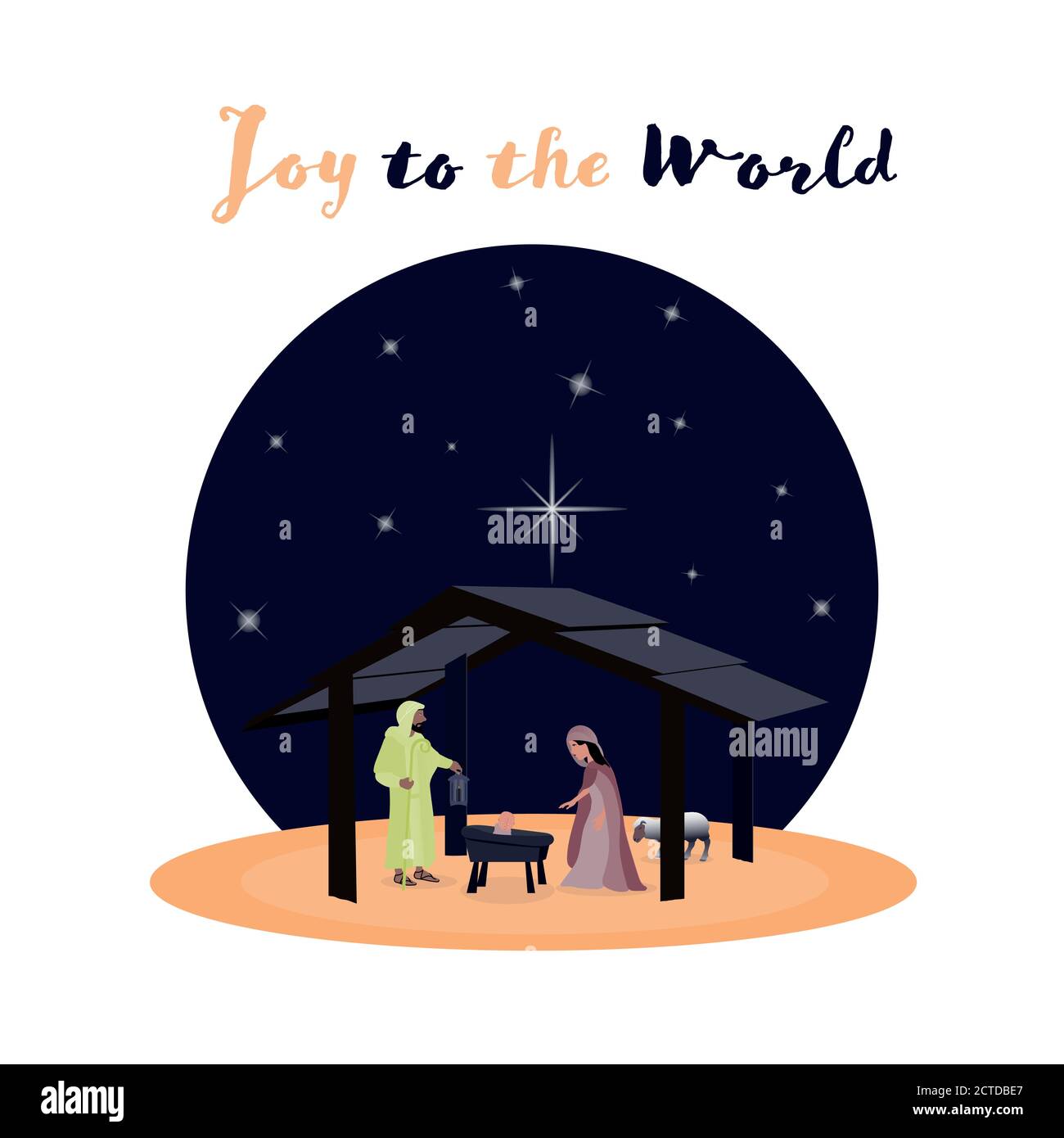 Krippe und hirten Stock-Vektorgrafiken kaufen - Alamy