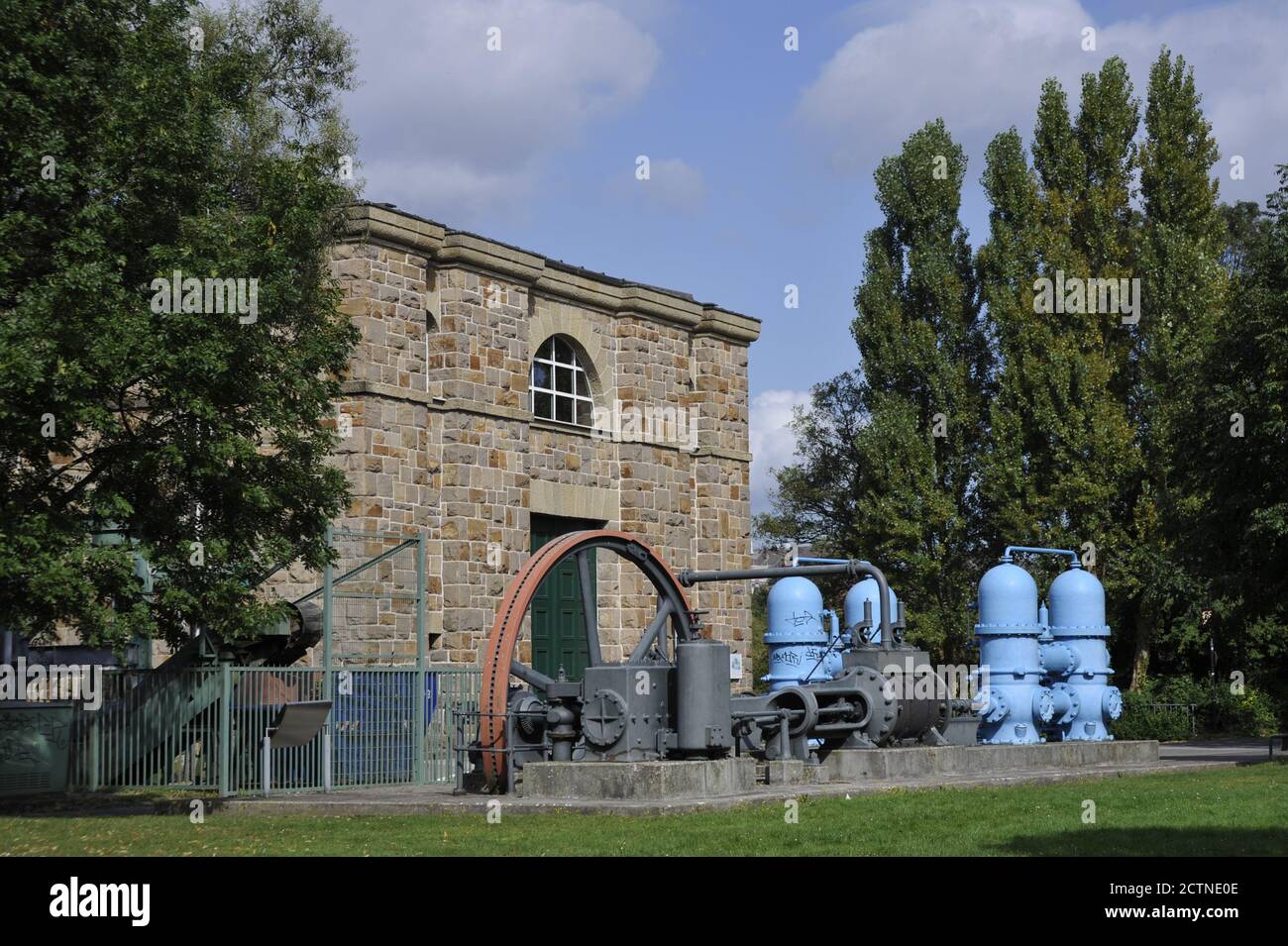 Mülheim/Ruhr, altes Pumpwerk, (Rückpumpwerk Kahlenberg), 1929 von den ...